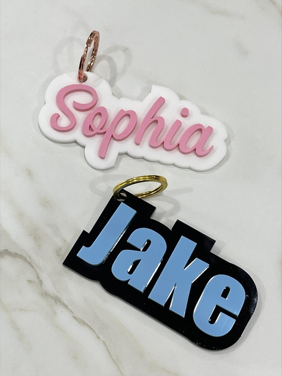 Personalised Acrylic Keyring | Magic Signworx
